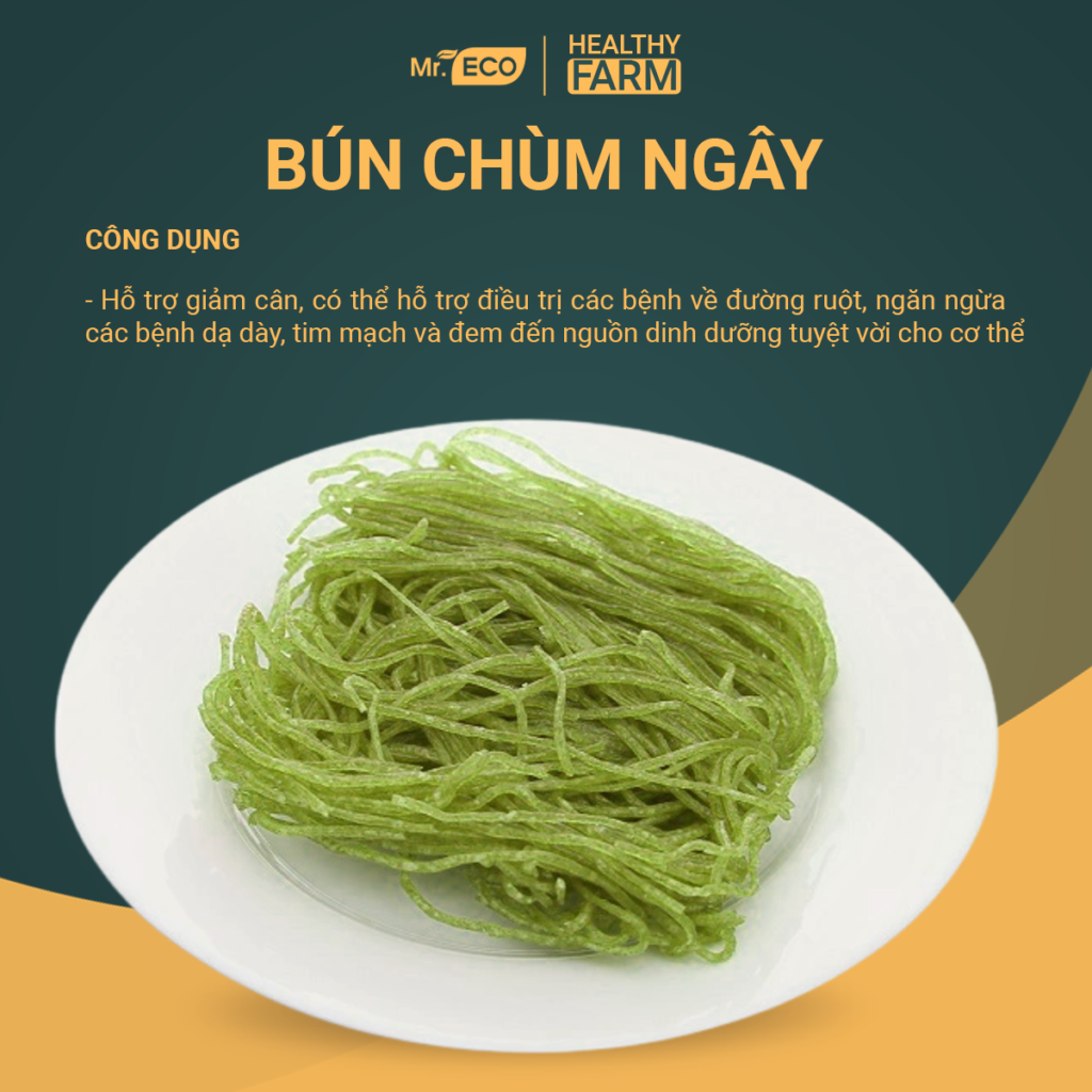 Bún Chùm Ngây Hữu Cơ - Gói 500g - Mr.Eco Healthy Food